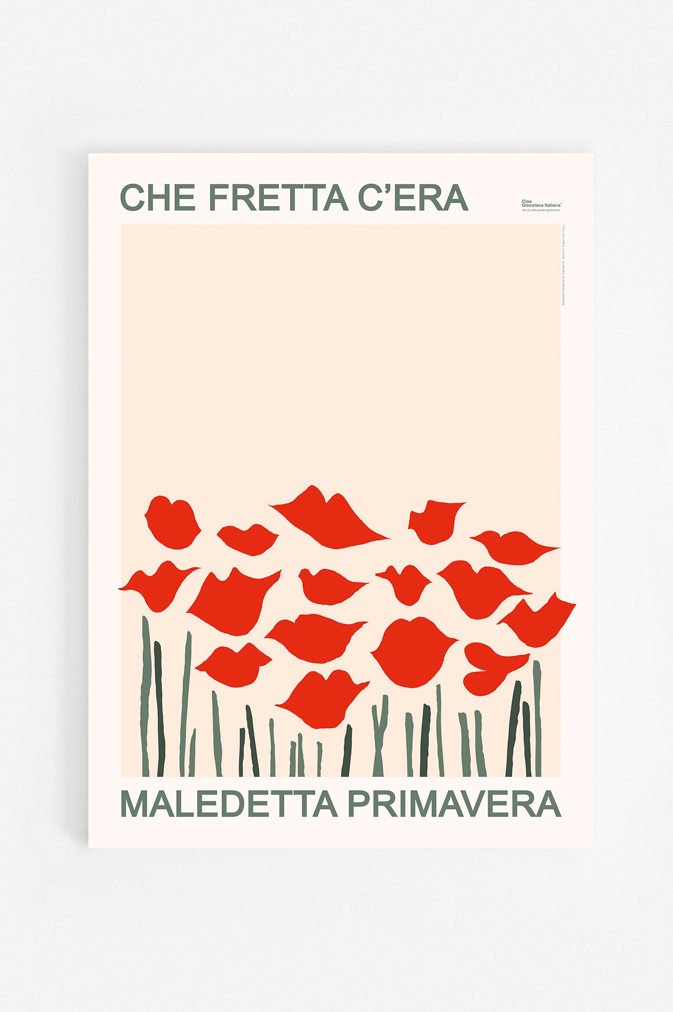 Poster Maledetta Primavera, Loretta Goggi - Ciao Discoteca Italiana