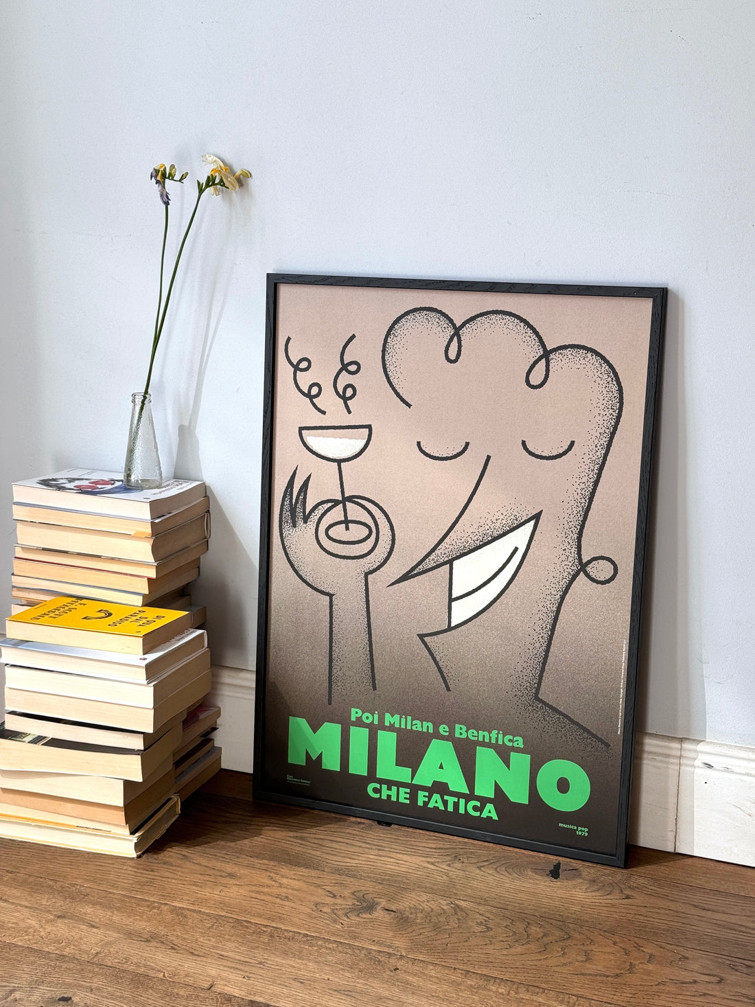 Poster Milano Che Fatica, Lucio Dalla - Ciao Discoteca Italiana