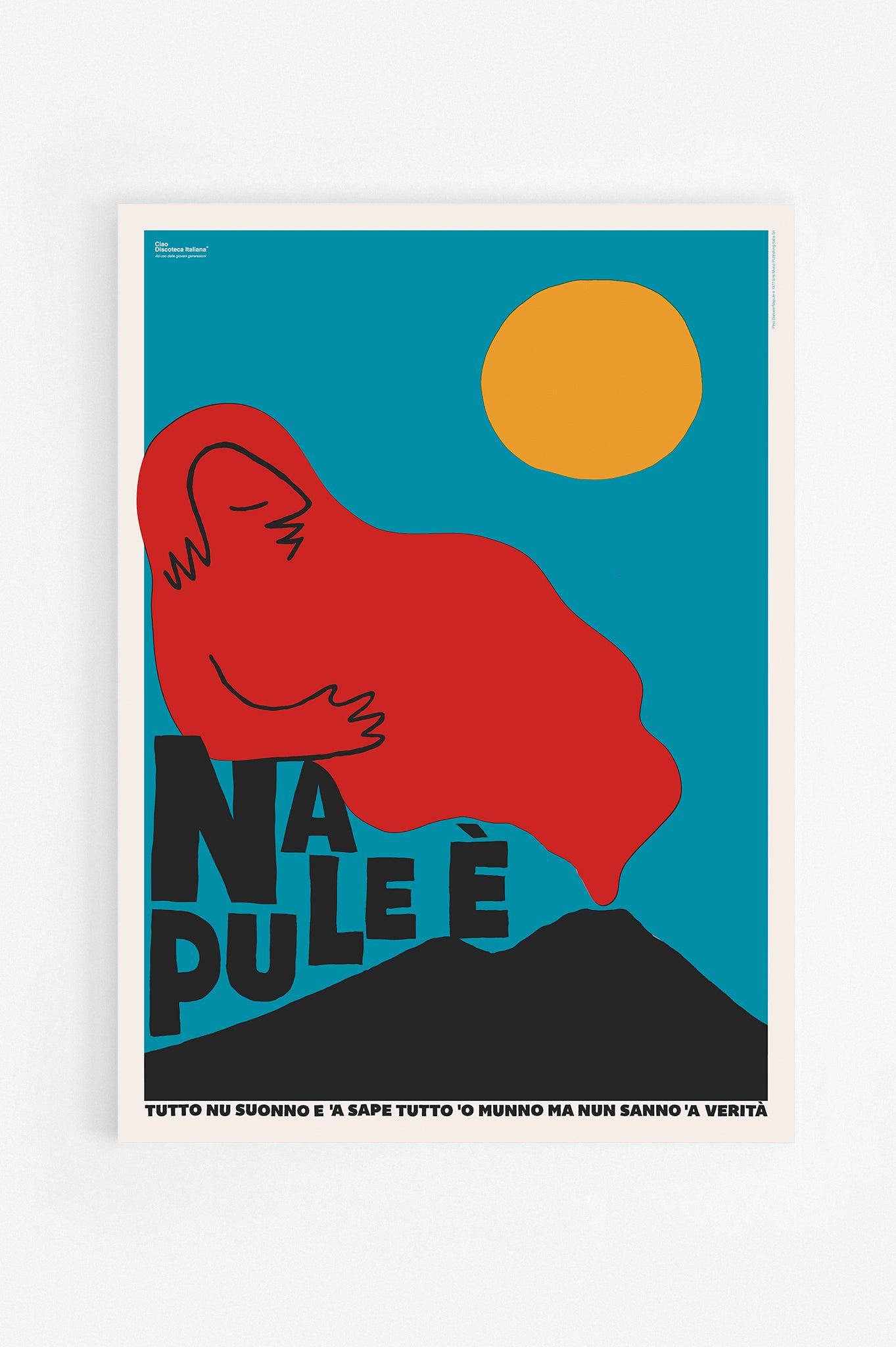 Poster Napule è, Pino Daniele - Ciao Discoteca Italiana