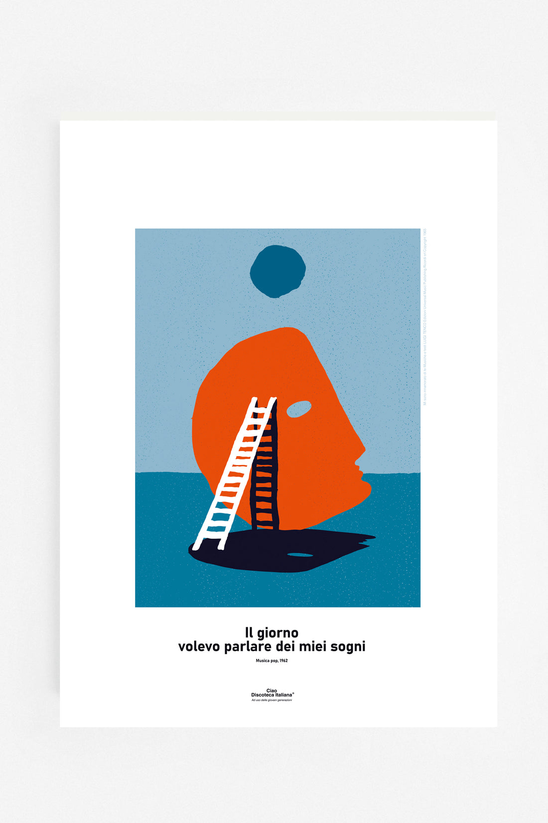 Poster Mi sono innamorato di te, Luigi Tenco - Ciao Discoteca Italiana