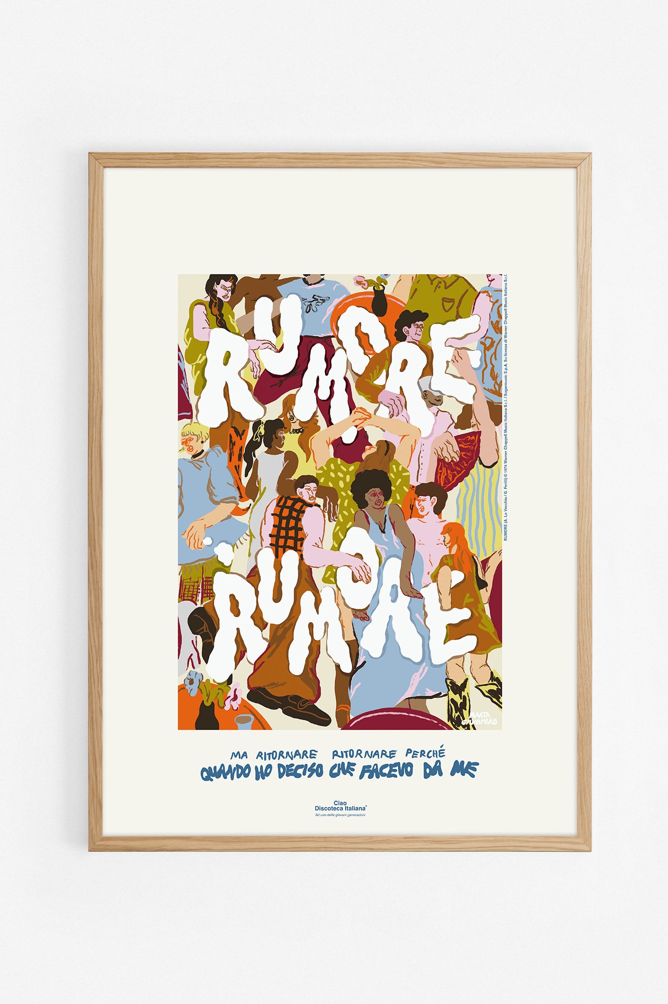 Poster Rumore, Raffaella Carrà - Ciao Discoteca Italiana