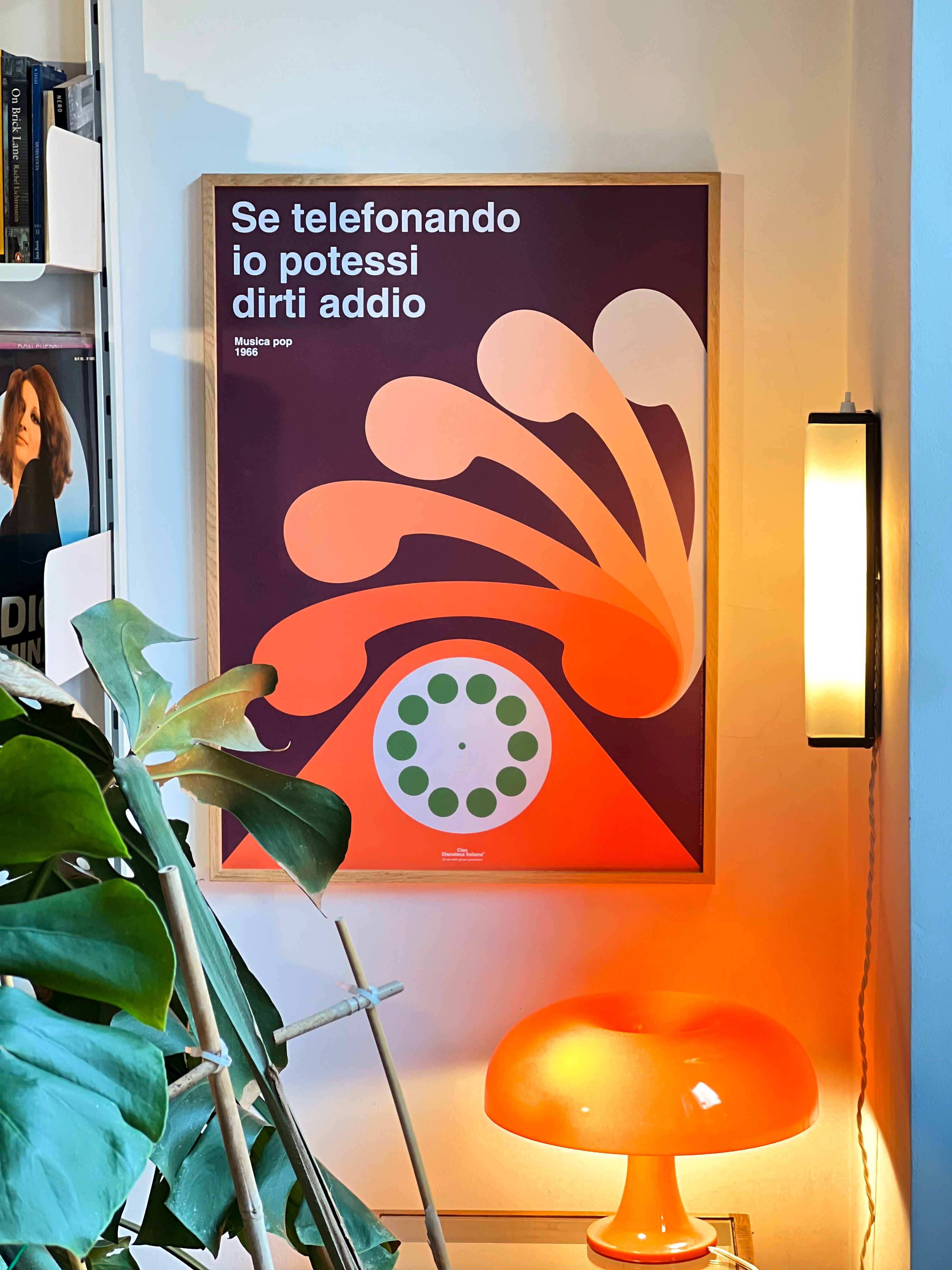 Poster Se Telefonando, Mina - Ciao Discoteca Italiana